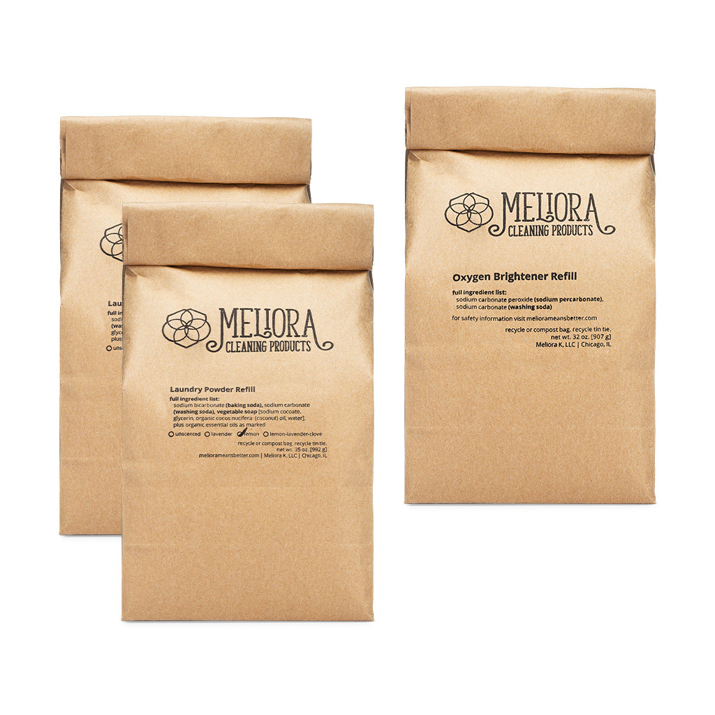 Laundry Refill Bundle – Meliora Cleaning Products