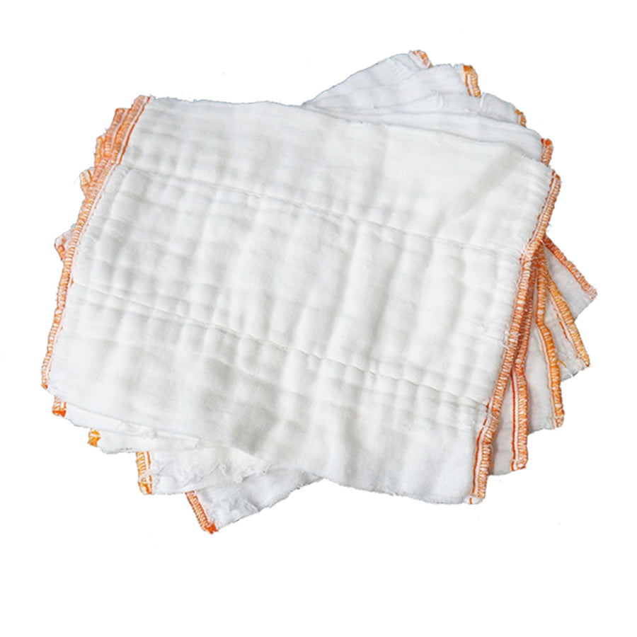 Organic Cotton Diaper Rags - Repurposed — Meliora Cleaning Products