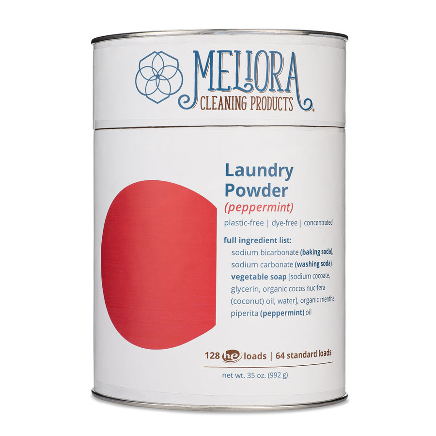 Laundry Powder Detergent - 128 HE (64 Standard) Loads - Plastic-Free ...