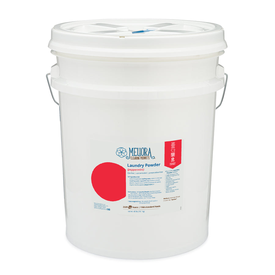 Laundry Powder Detergent - Zero-Waste Bucket — Meliora Cleaning Products